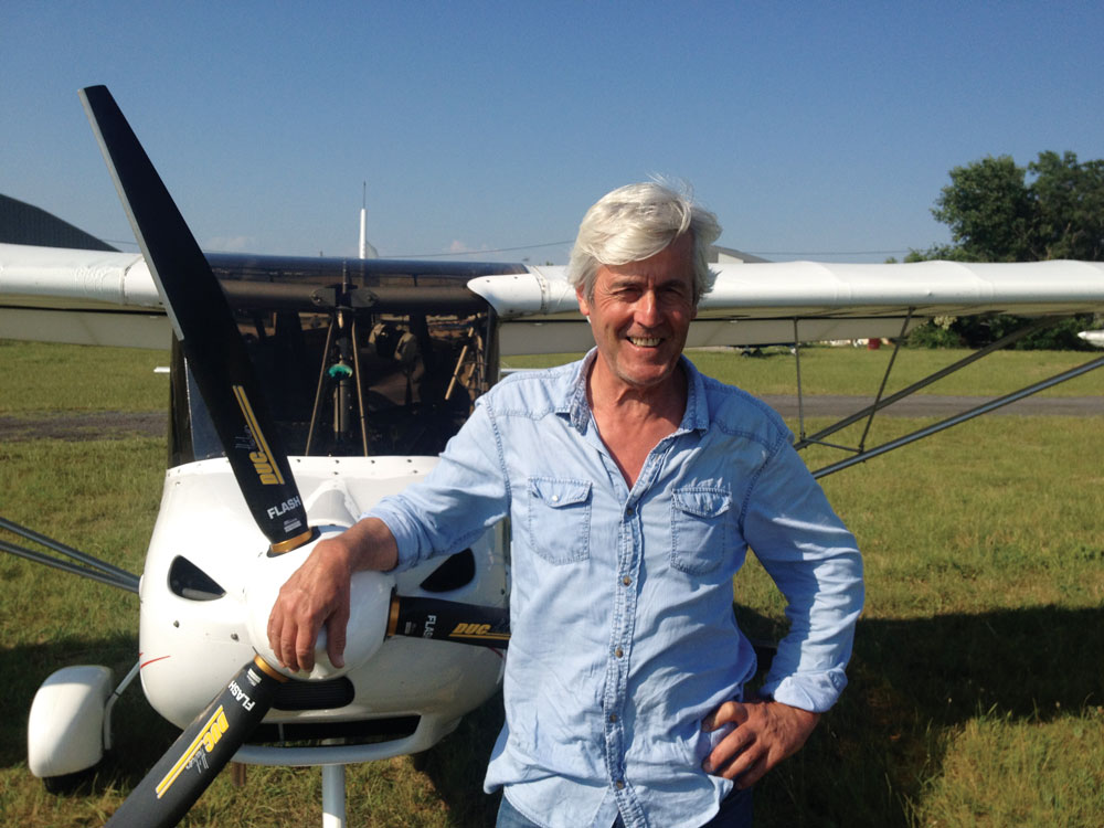 Pierre Roman, Instructeur ULM à Pilotec (Hérault)